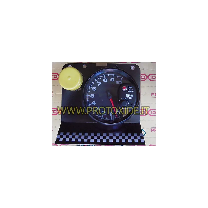 10000 rpm large 125mm engine rev counter with shift light